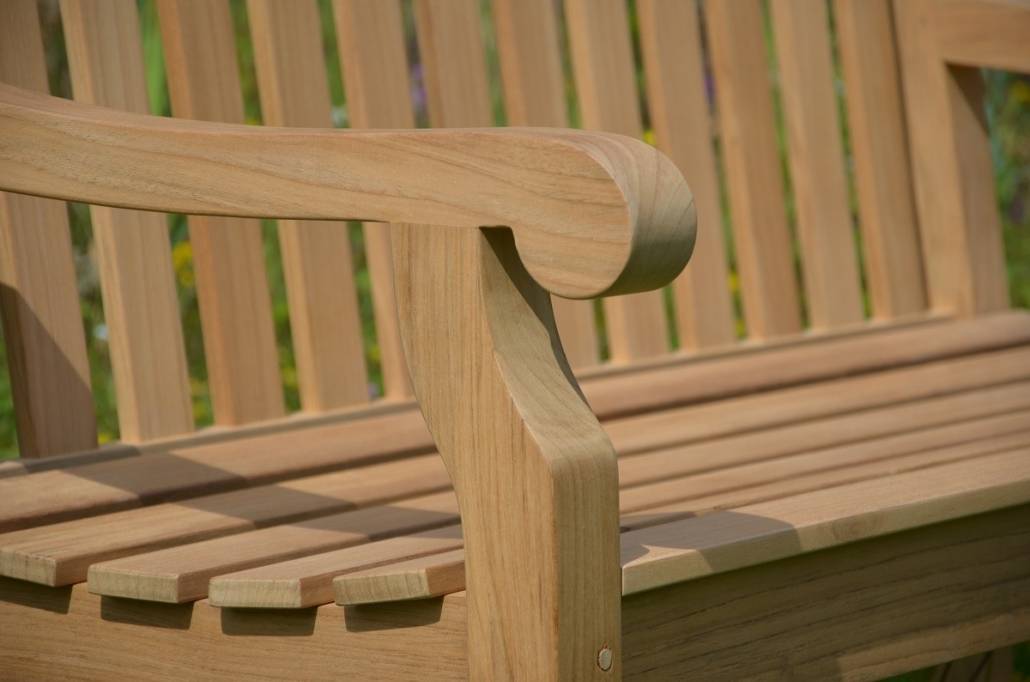 Teak Bank Klassik in 3 Größen bei Jarke Teak Gartenmöbel